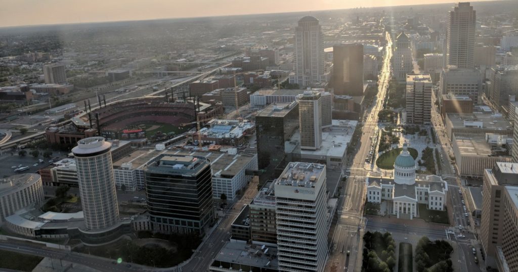 Views from the Top of the Gateway Arch - Family Attractions Card